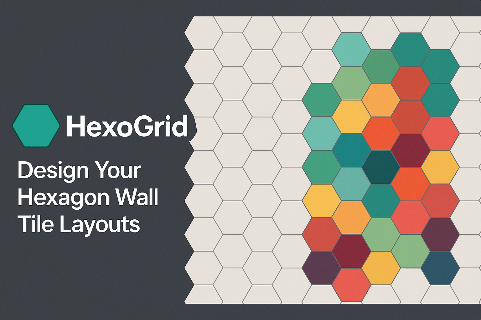 Hexagon Wall Tile Designer | HexoGrid - Plan, Visualize & Export Hex ...